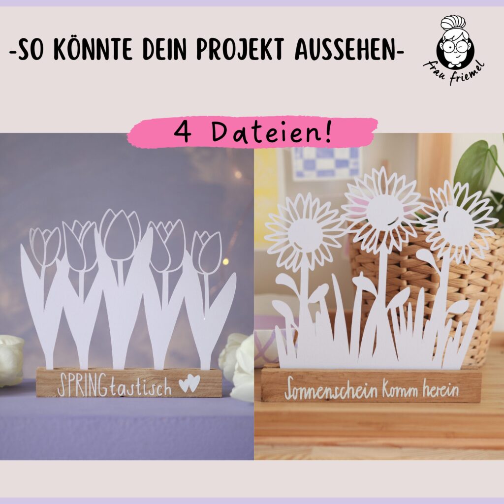 Plotterdateien Frühling entdecken | frau friemel